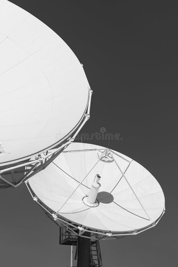 Satellite Communication Dish Stock Photo - Image of parabolic, internet ...