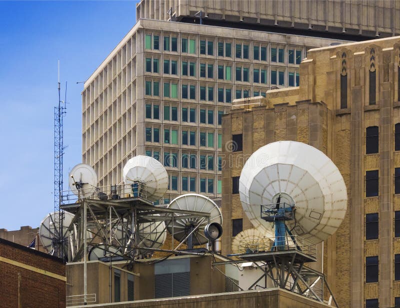 Satellite Communication stock photo. Image of internet - 3170836