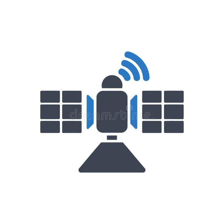 Satellite and Communication Icon Stock Vector - Illustration of ...