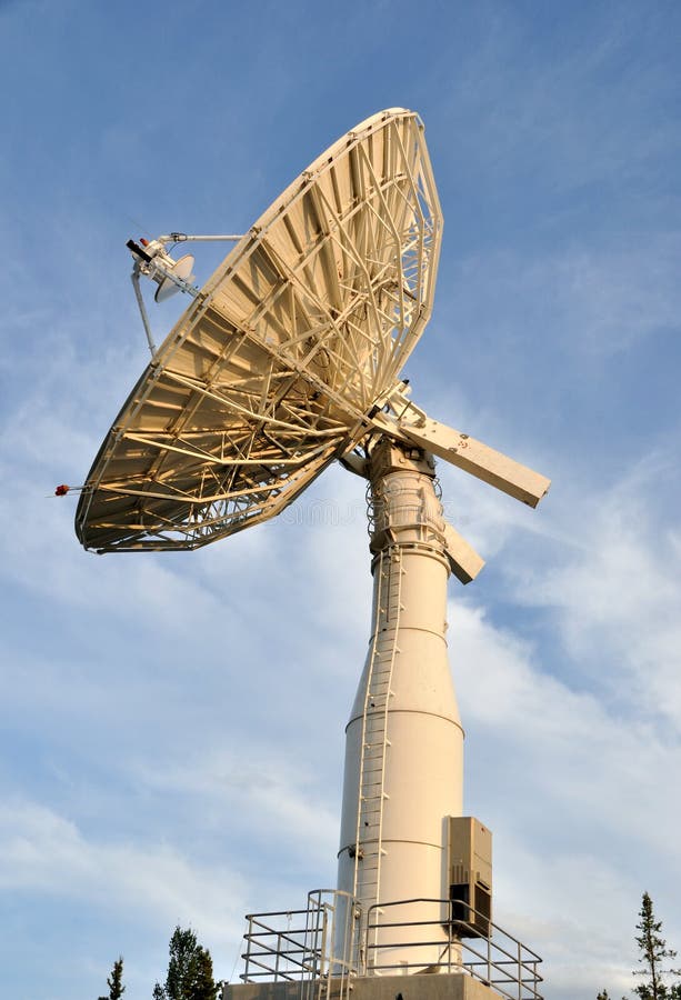 Satellite Communications Dish Stock Image - Image of satellite ...