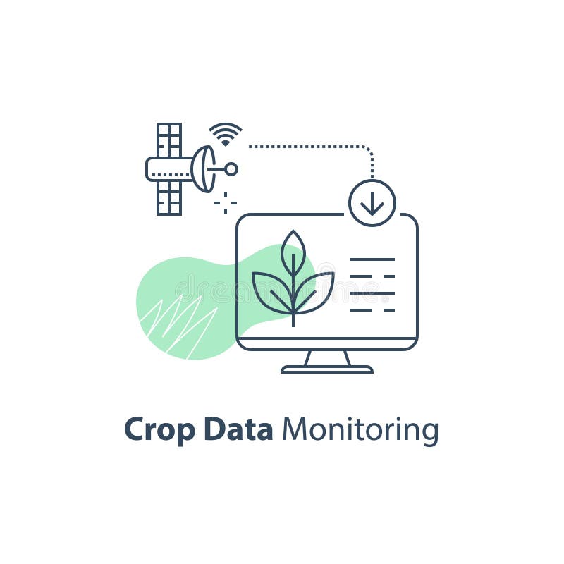 Satellite Crop Monitoring, Smart Automation System, Modern Agriculture ...