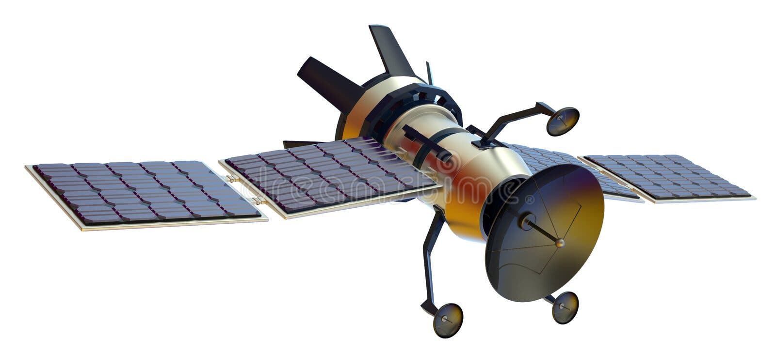 Satellite stock image. Image of solar, spaceships, station - 34643287