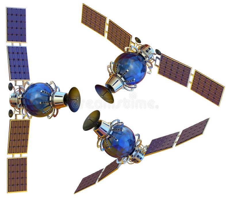 Satellite stock photo. Image of navigate, internet, blue - 34888294