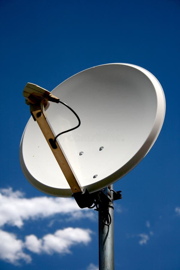 Satellite dish stock photo. Image of blue, receive, television - 1464274