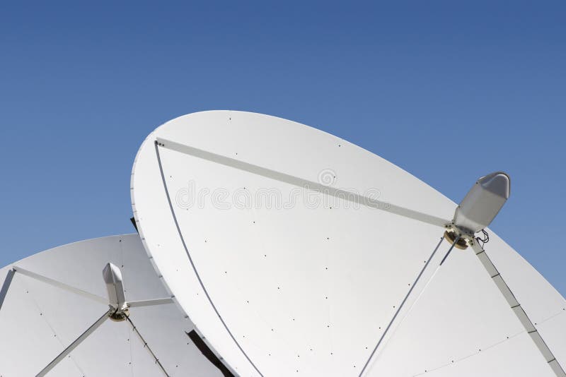 Satelite broadcast dish stock image. Image of space, network - 61147