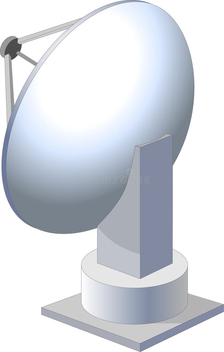 Modern Satellite Dish Antenna Stock Illustrations – 4,630 Modern ...