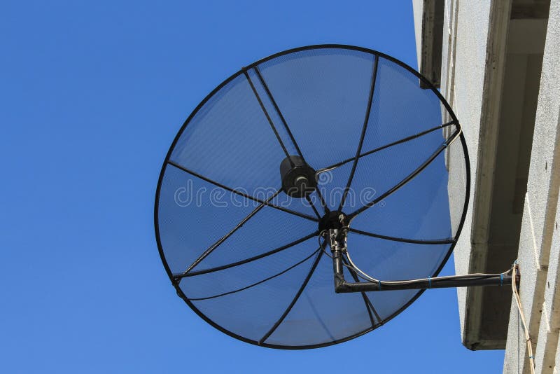 Satellite dish stock image. Image of cellular, dusk, frame - 31018355