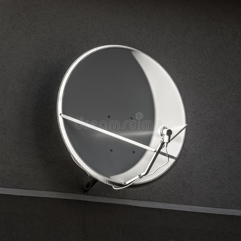 Satellite Dish on the House Stock Image - Image of space, receiver ...