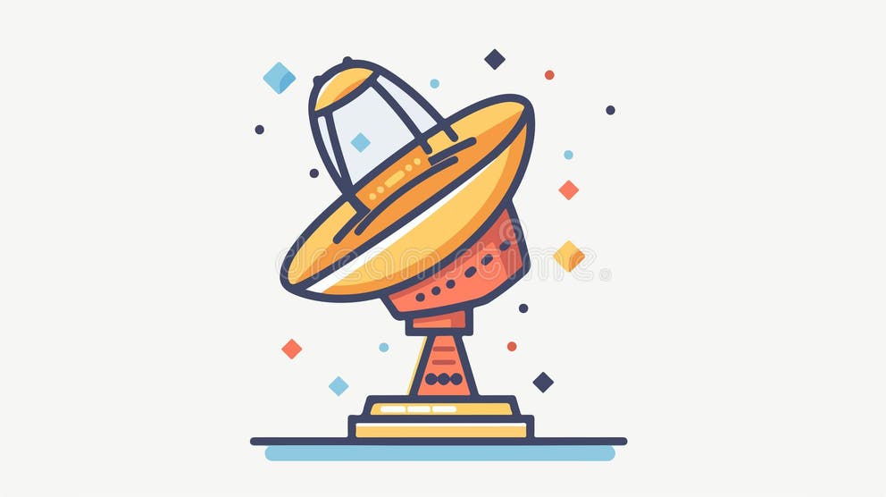 Satellite Dish Icon for Effective Communication Technology Solutions ...