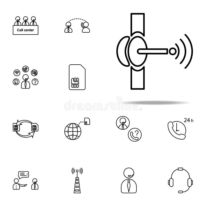 100 Telecommunication Icons Set, Simple Style Stock Vector ...