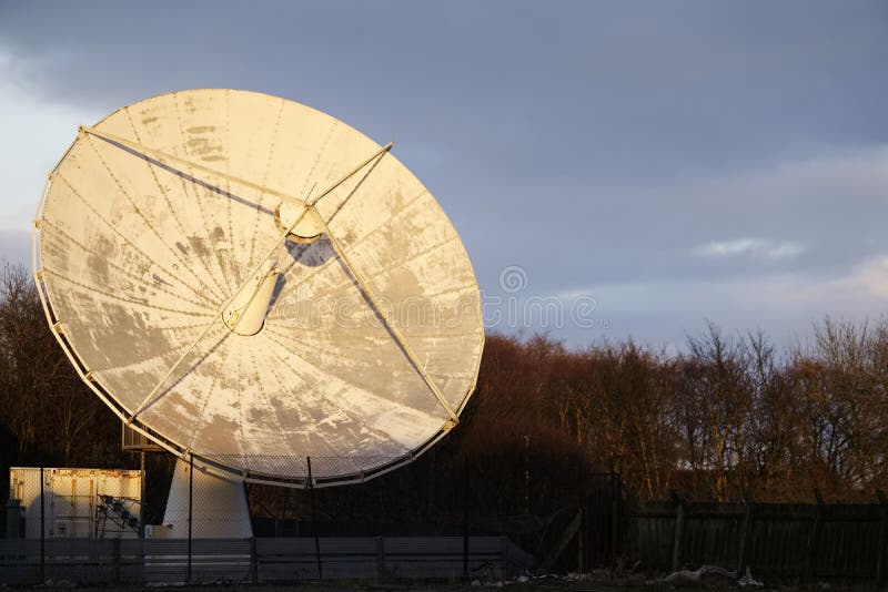 Satellite Dish Large and Antenna for Communication and Mobile ...
