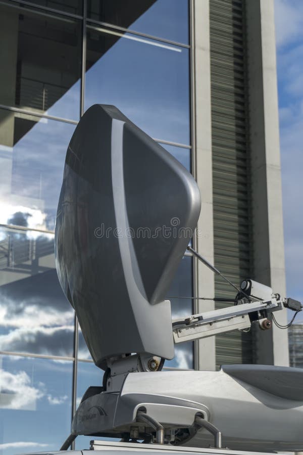 Satellite dish stock photo. Image of router, connection - 177946002