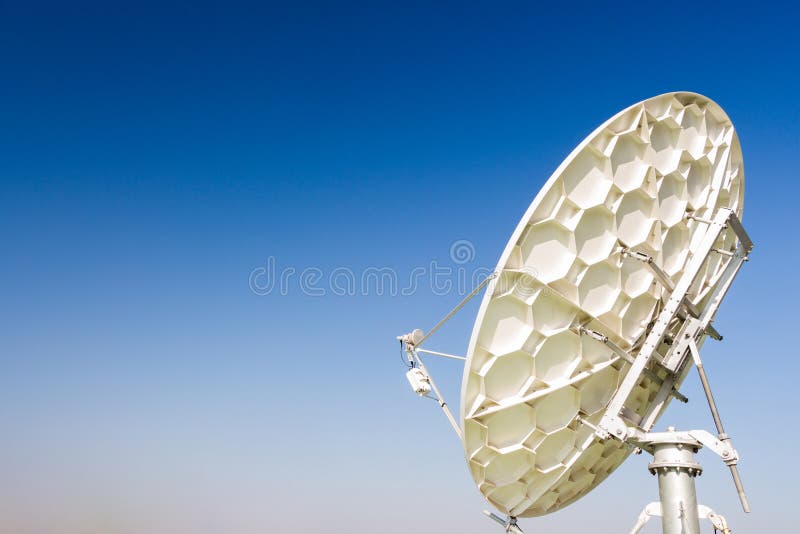 A Satellite Dish Parabolic Antenna Stock Image - Image of dirty ...