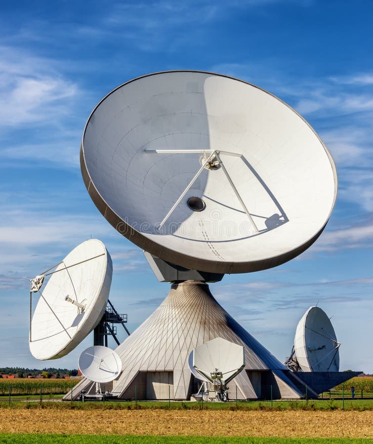 Satellite Dish - Radio Telescope Stock Image - Image of dish, clean ...
