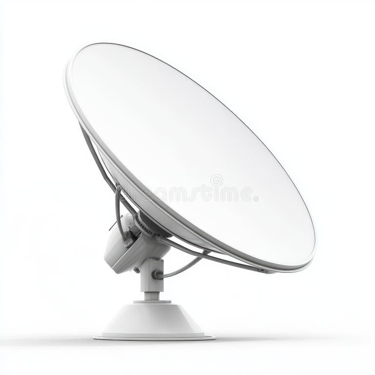 Large Satellite Dish Antenna for Communication Technology Stock ...