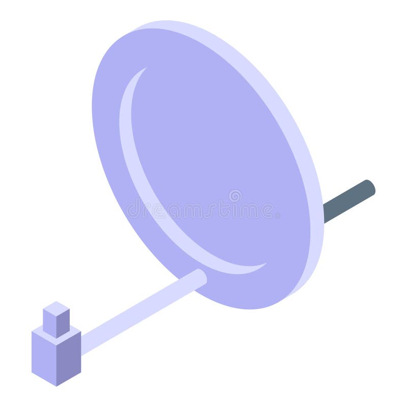 Satellite Dish Receiving Signal from Space for Communication Stock ...