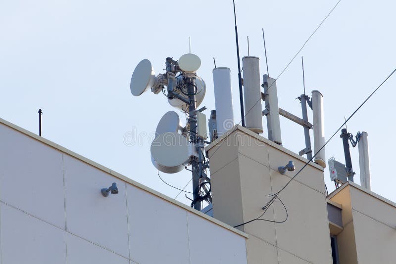 Satellite repeaters stock image. Image of radio, satellite - 65008391