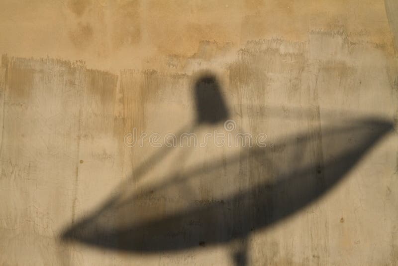 Shadow Satellite Dish stock photo. Image of home, directional - 39573648