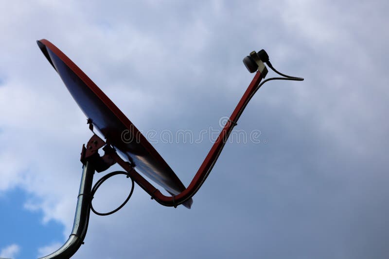 Satellite Dish, TV Signal or Telephone Signal Installed Outside the ...