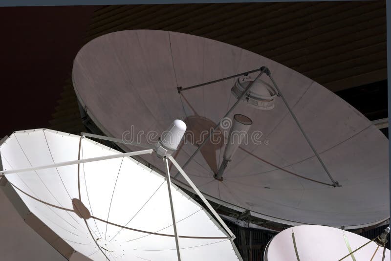 TVRO Satellite Dishes stock photo. Image of tvro, space - 61128