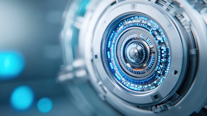 Satellite Engine Components Powering Outer Space Exploration. Stock ...