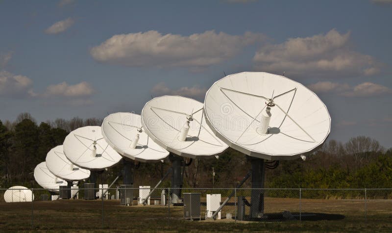 Satellite Farm stock photo. Image of technology, tech - 14787958