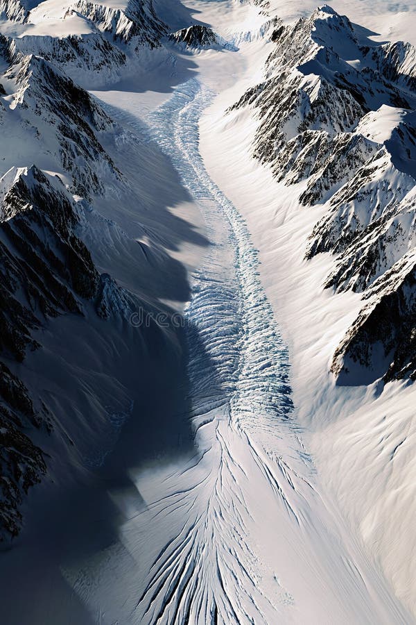 Satellite GIS Visualization of a Glacial Valley with LiDAR Scans ...