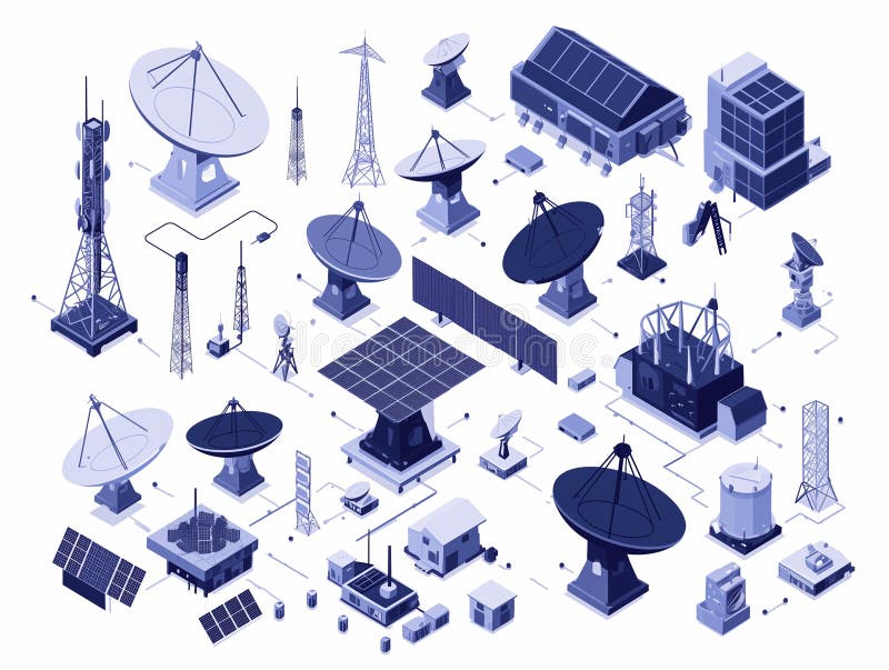 Satellite Ground Station Network Downlink Fe64 Framework Visualization ...