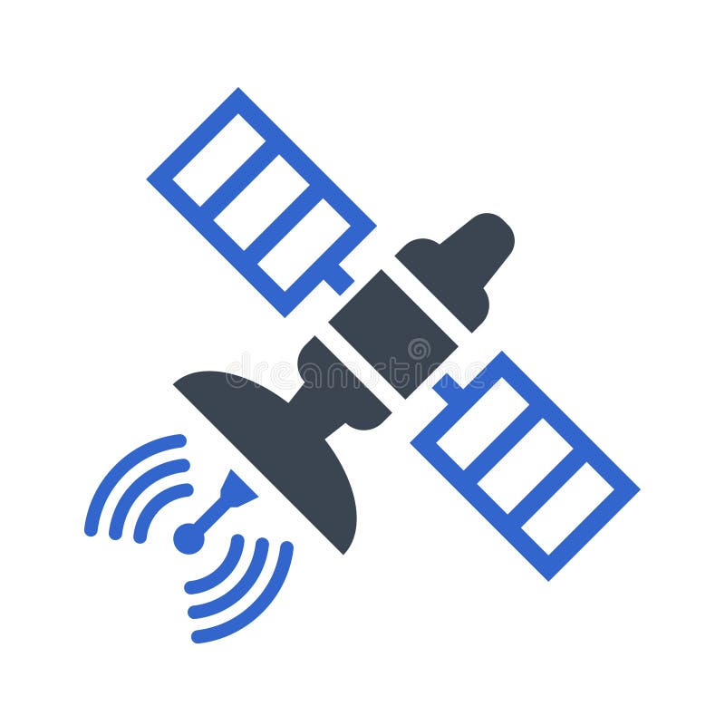 Satellite, network icon stock vector. Illustration of satellite - 194484162