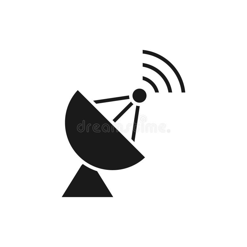 Satellite Icon Design Template Vector Isolated Stock Illustration ... Satellite Icon Design Template Vector Isolated Stock Illustration ...