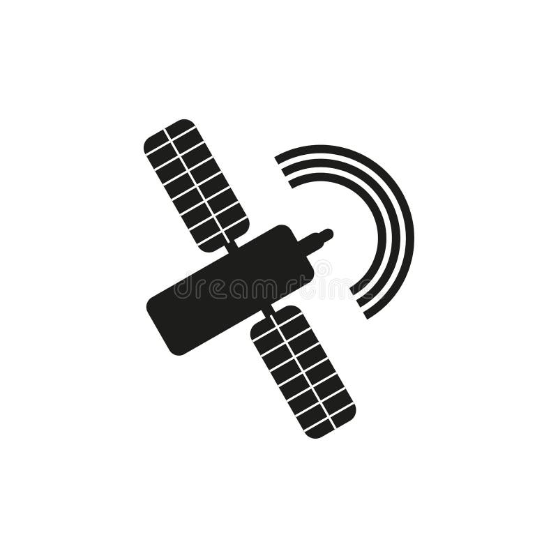 Satellite Icon. Internet Communication. Cloud Technology. Vector ...