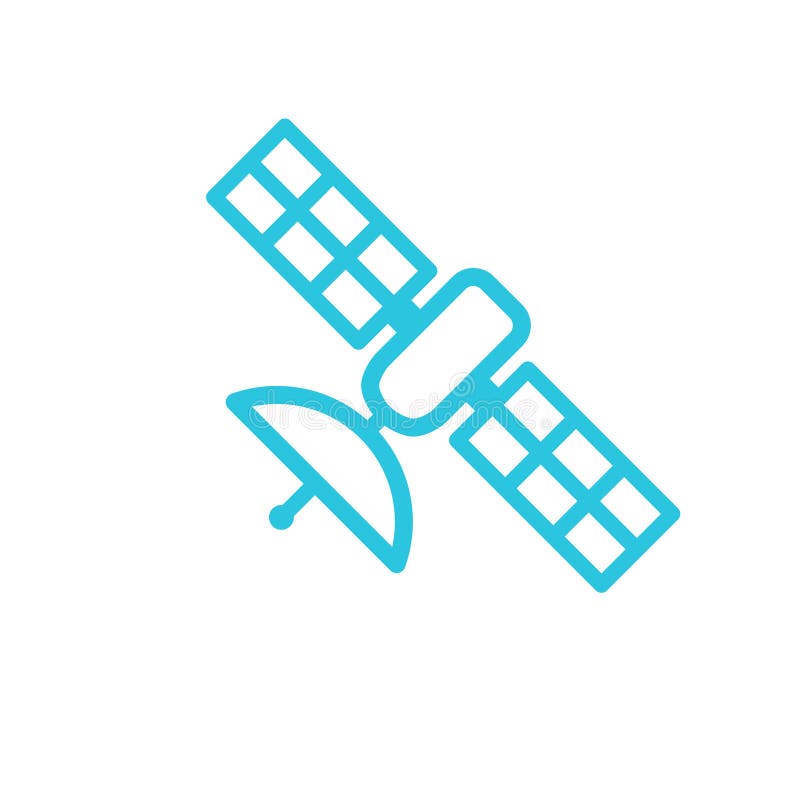 Satellite Single Icon Stock Illustrations – 1,524 Satellite Single Icon ...