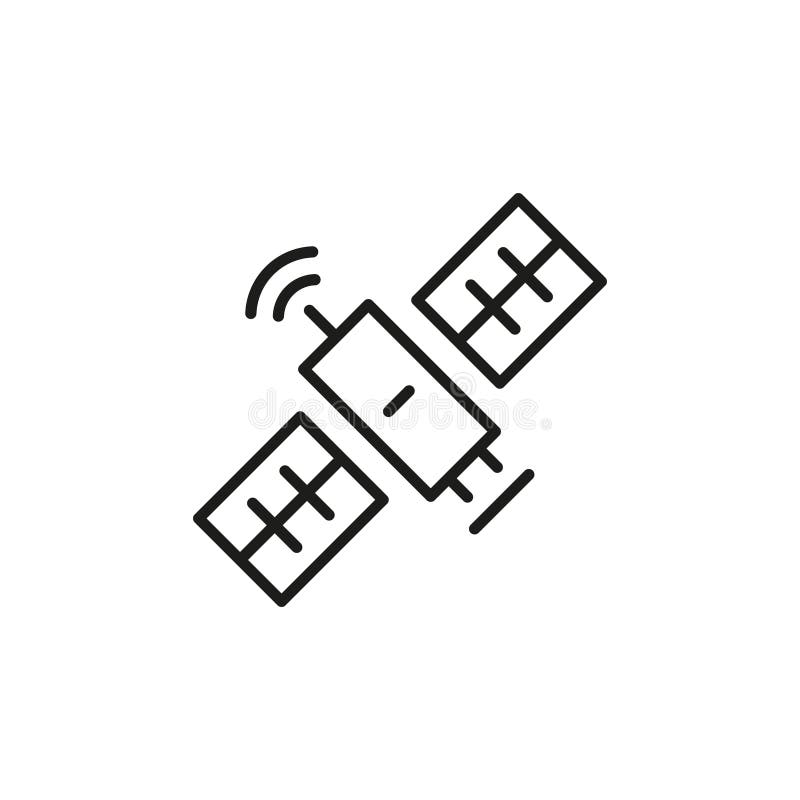 Satellite Icon stock vector. Illustration of astrophysics - 322064680