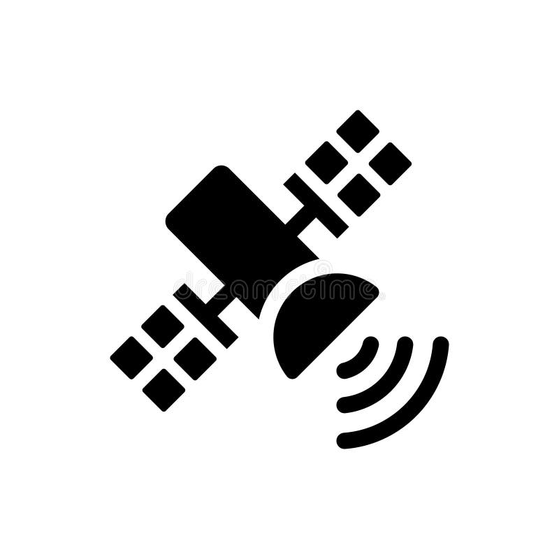 Satellite icon stock vector. Illustration of symbol - 218946910
