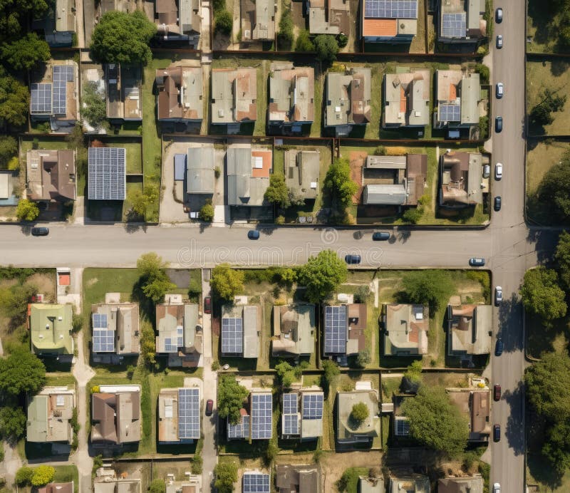 Satellite Image of the Map of the Area Stock Photo - Image of city ...