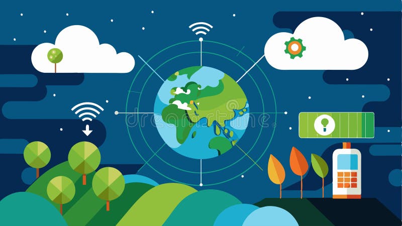 A Satellite Image Overlay Powered by Cloudbased Technology Shows ...