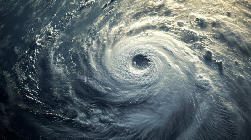 A Satellite Image Showing a Large Storm System in the Ships Path ...