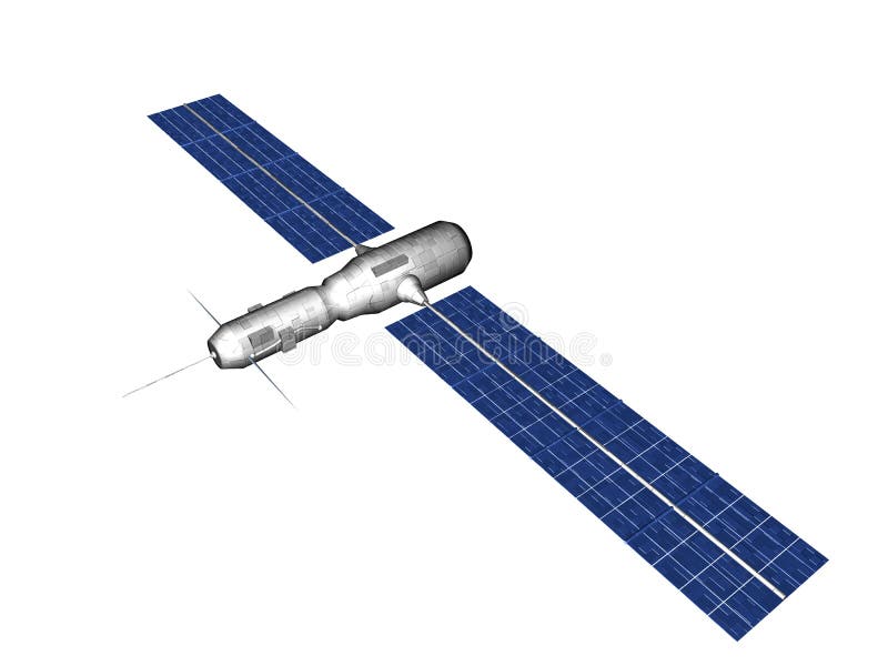 Satellite Dish Installer stock illustration. Illustration of television ...