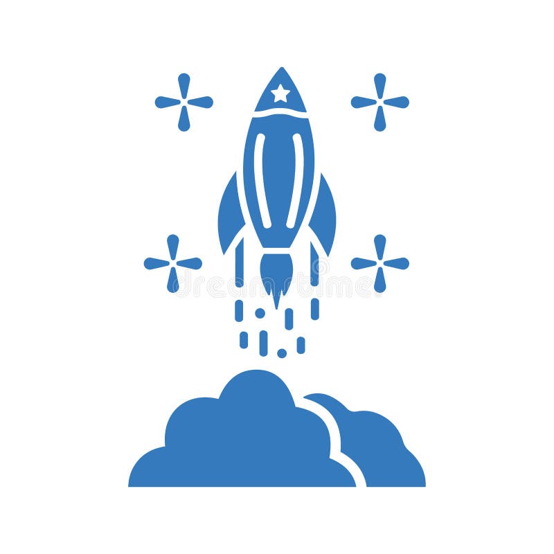 Satellite Launch Abstract Concept Vector Illustration. Stock Vector ...