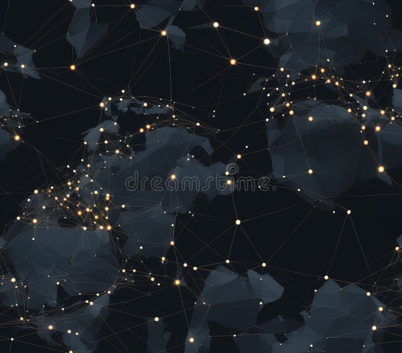 Satellite Map, Fabric Pattern, Seamless Pattern. Stock Illustration ...