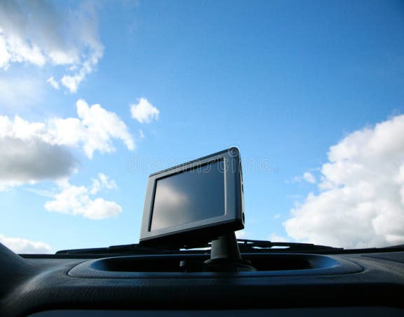 Satellite Navigation System Stock Image - Image of destination ...