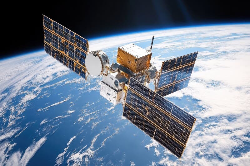 Satellite Orbits Earth Capturing Stunning Views of the Planet Below ...