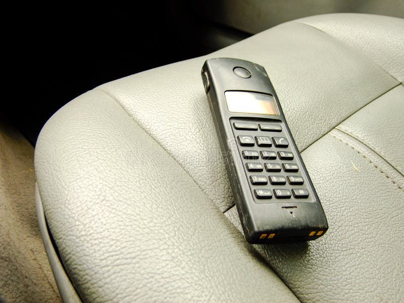 Satellite Phone on the Front Seat Stock Image - Image of vehicle ...