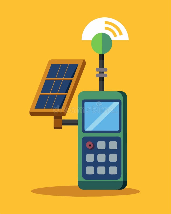 A Satellite Phone Powered by Solar Energy with Long Battery Life Making ...