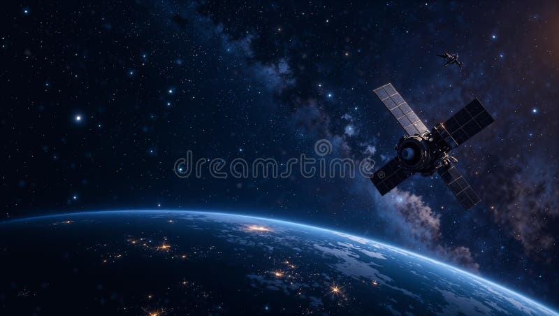 Satellite Providing Global Internet Network and High Speed Data ...