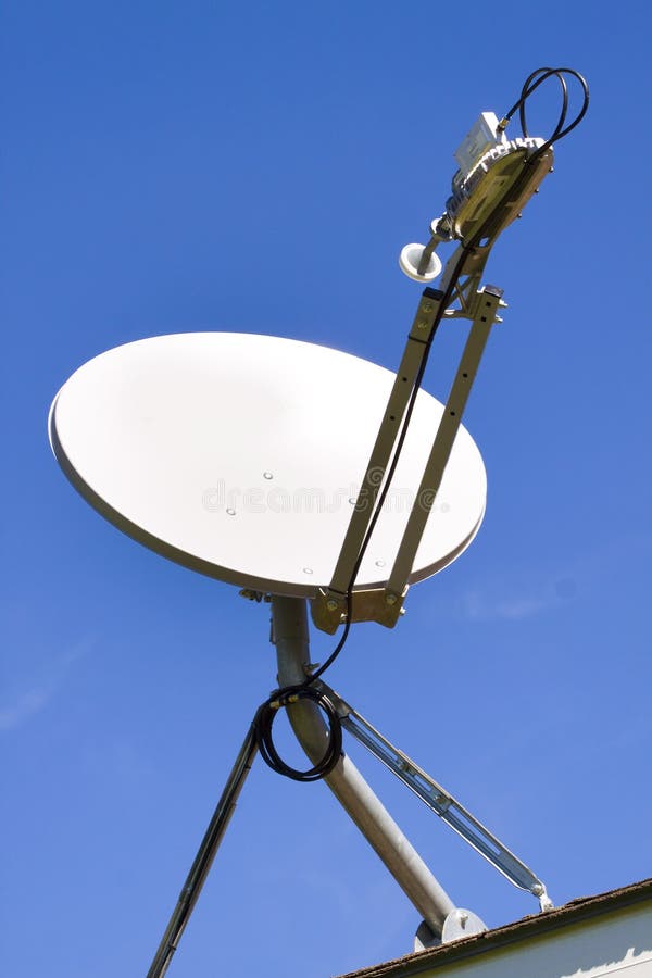 Satellite receiver stock image. Image of mounted, transmit - 16254613
