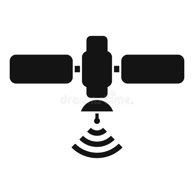 Satellite Road Sensor Icon Simple Vector. Safety System Stock ...