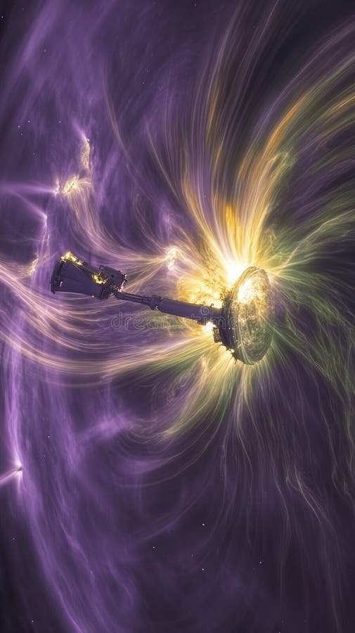 Satellite S View of Swirling Solar Wind Patterns during a Magnetic ...