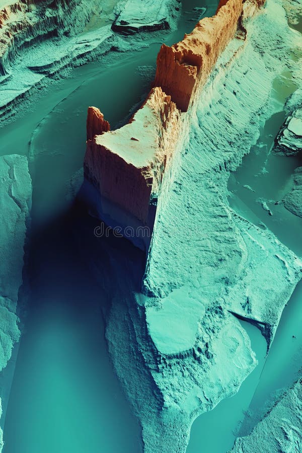 Satellite Scan of a River Delta Rendered in 3D Using LiDAR GIS Data ... Satellite Scan of a River Delta Rendered in 3D Using LiDAR GIS Data ...