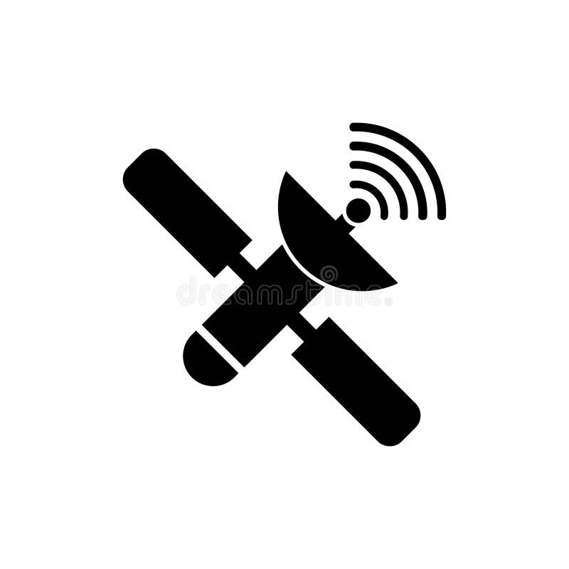 Satellite Signal Icon Symbol,vector Illustration Design Template Stock ...